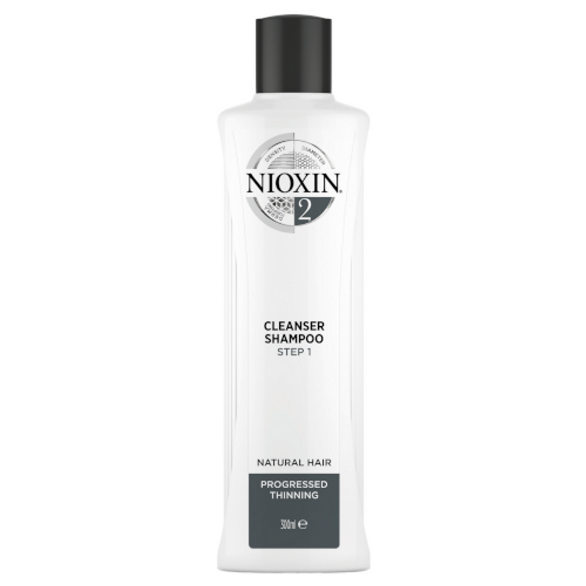 Nioxin 2 Cleanser Shampoo Step 1 Natural Hair Progressed Thinning 300m ...